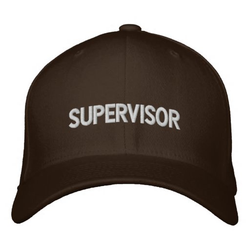 Supervisor Embroidered Hat | Zazzle.com.au