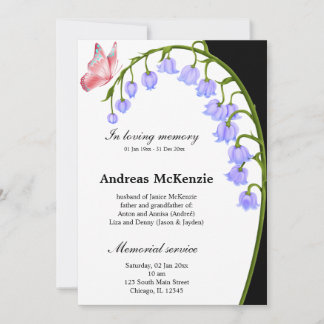 Condolence Invitations & Announcements | Zazzle.com.au