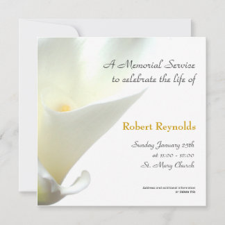 Condolence Invitations & Announcements | Zazzle.com.au