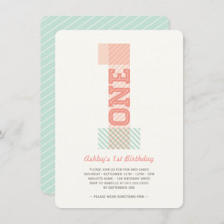 One Year Old Birthday Invitations & Announcements | Zazzle.com.au