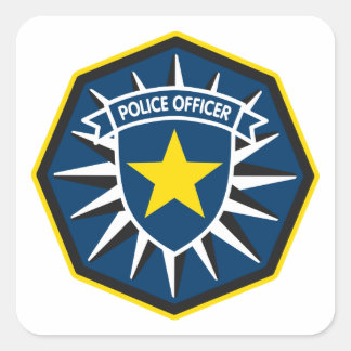 Police Badge Stickers | Zazzle.com.au