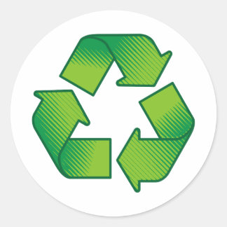 Recycle Symbol Stickers | Zazzle.com.au