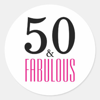 50th Birthday Stickers | Zazzle.com.au