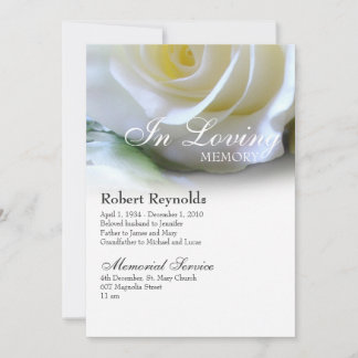 Condolence Invitations & Announcements | Zazzle.com.au