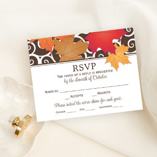 Autumn Wedding Invitations & Announcements | Zazzle.com.au