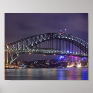 Sydney Harbour Bridge Posters & Photo Prints | Zazzle AU