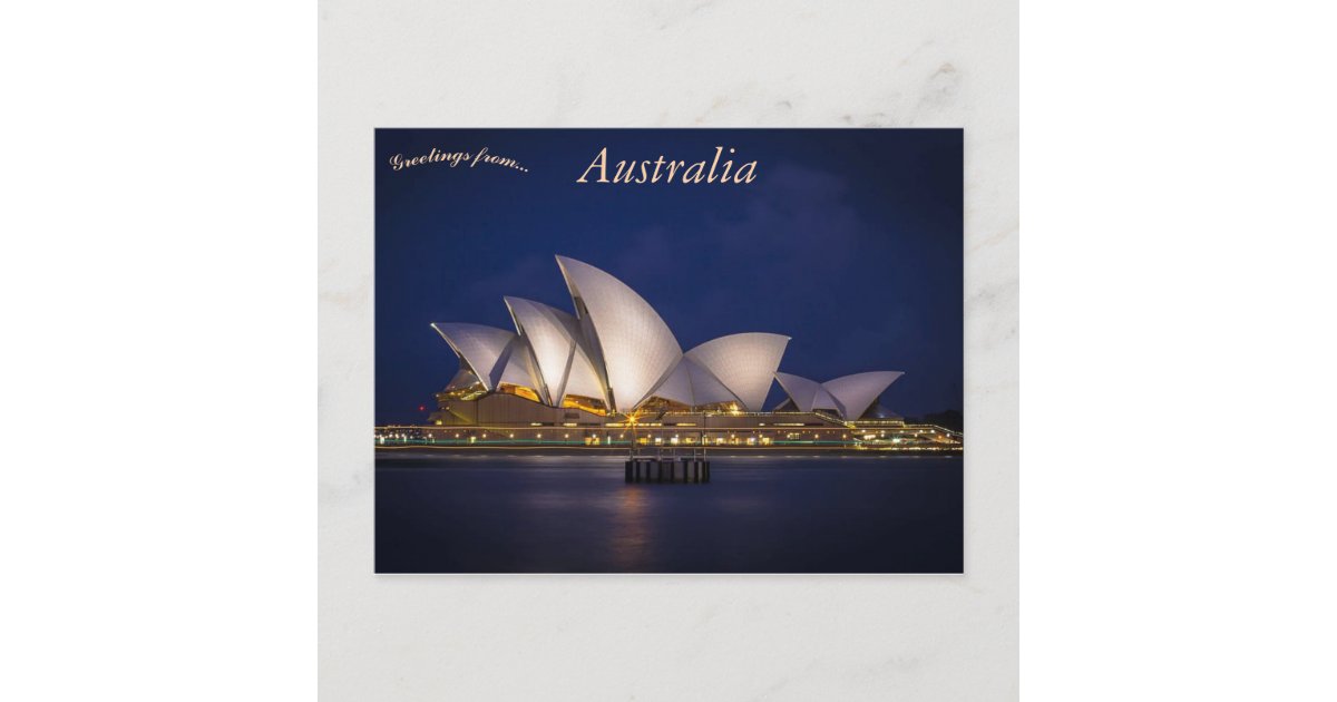 Sydney Opera House Australia Postcard | Zazzle