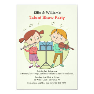 Talent Show Invitations | Zazzle AU
