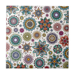 Tattoo Decorative Ceramic Tiles | Zazzle.com.au