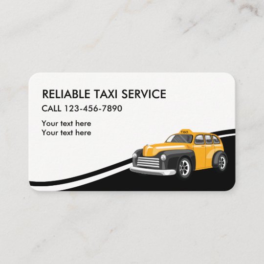Taxi Service Business Cards | Zazzle.com.au