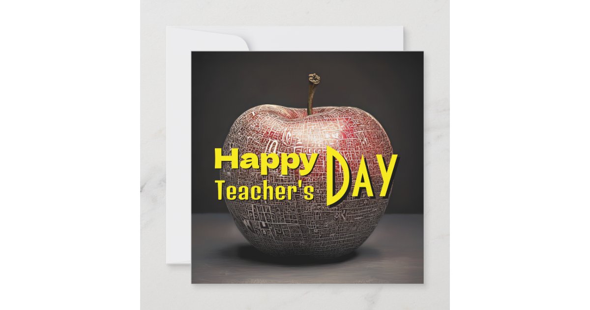 Teacher Appreciation Day Card | Zazzle
