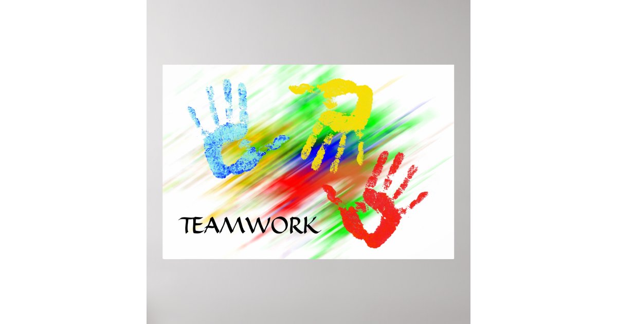 Teamwork poster | Zazzle.com.au