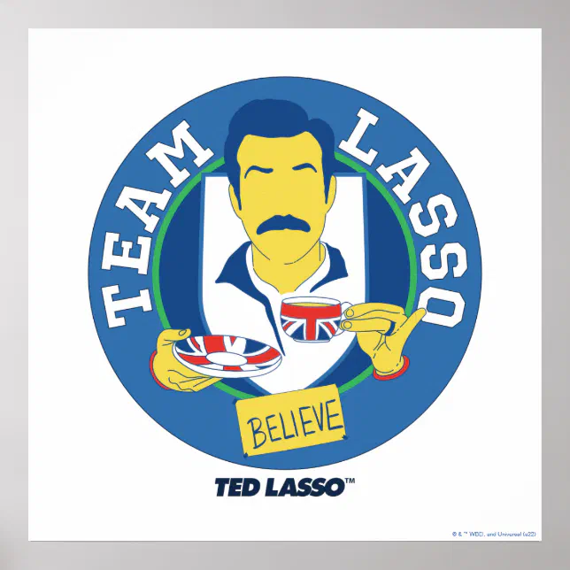Ted Lasso | Team Lasso Tea Iconic Avatar Poster | Zazzle