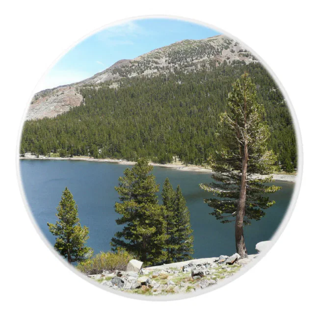 Tenaya Lake in Yosemite National Park Ceramic Knob | Zazzle