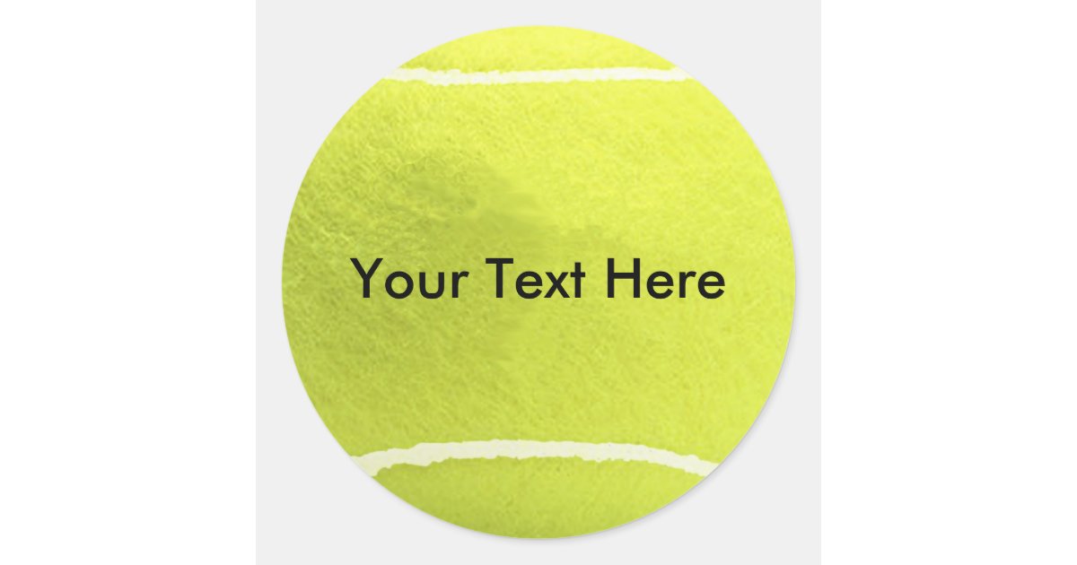 Tennis Ball Stickers | Zazzle