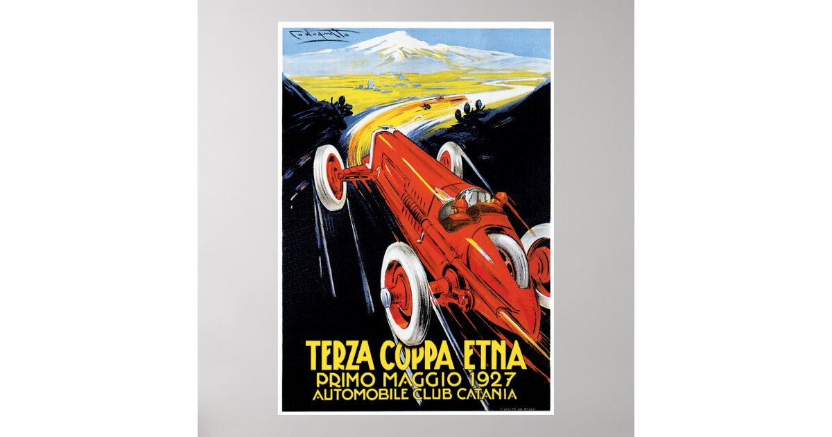 Terza Coppa Etna Poster | Zazzle