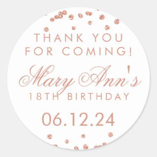 18th Birthday Stickers | Zazzle AU