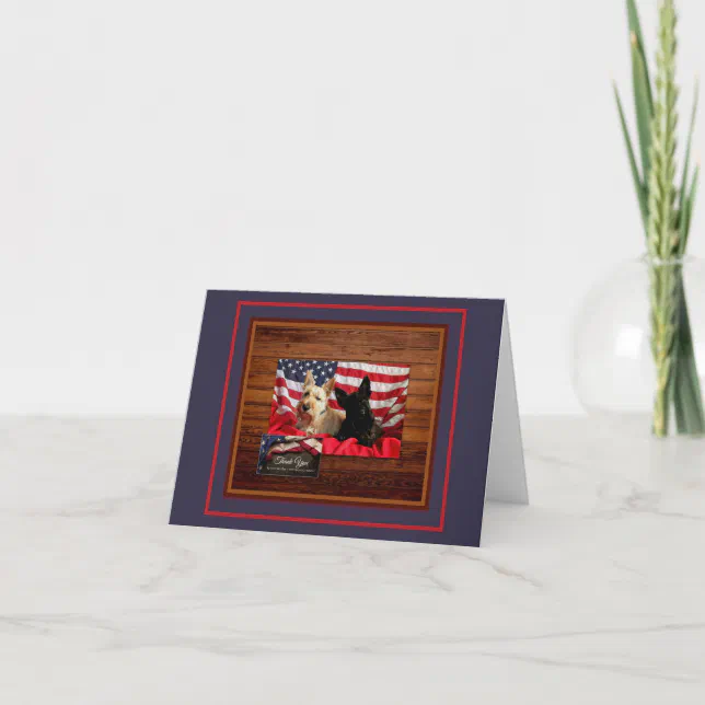 Thank You for your Service Card | Zazzle