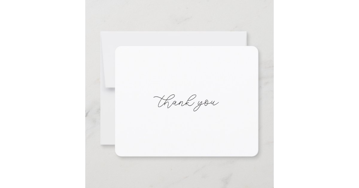 Thank You Simply | Zazzle