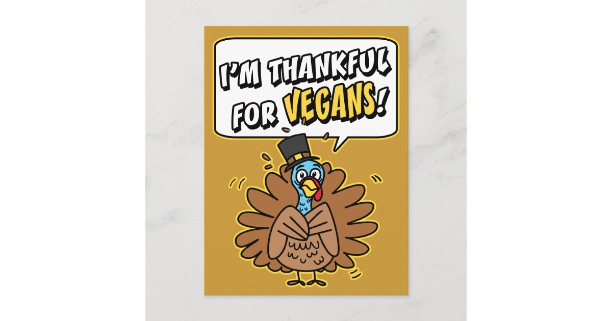 Thankful Turkey postcards | Zazzle