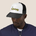 the bee lady with flowers trucker hat | Zazzle