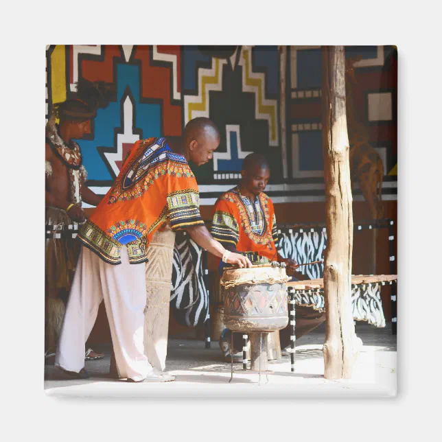 The Drum Beats Of Africa Magnet | Zazzle
