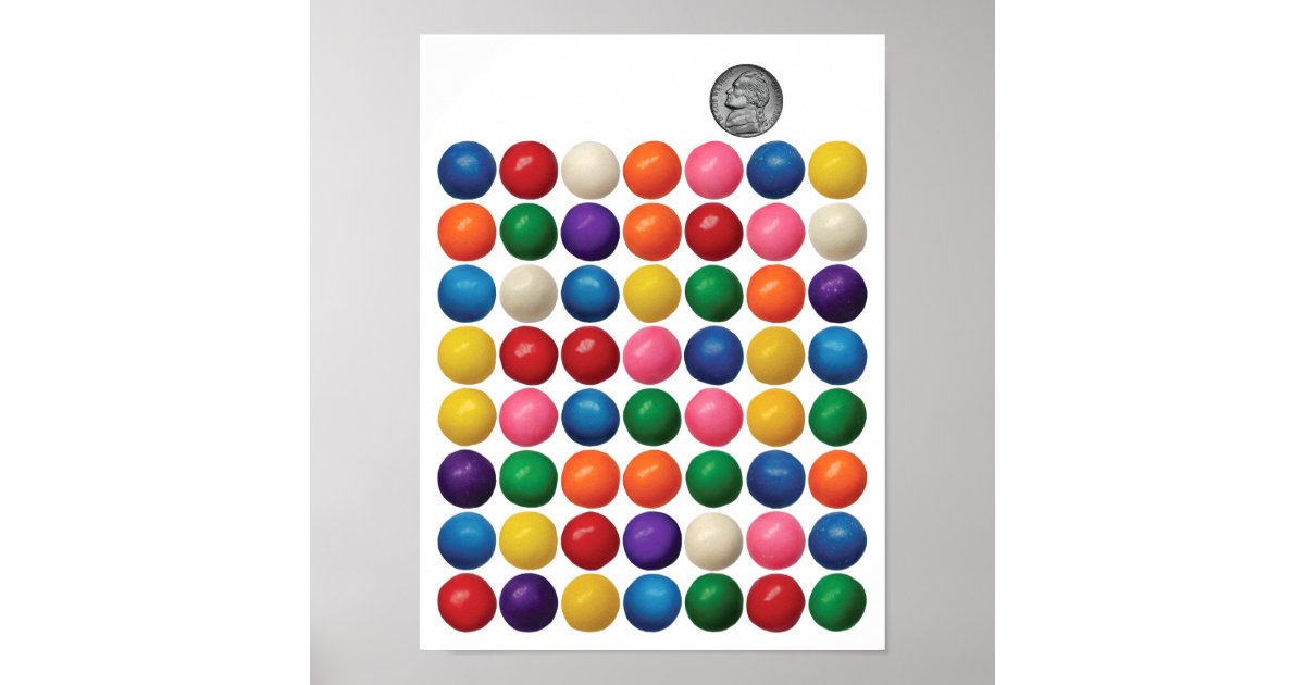 The Gumball Machine Poster | Zazzle