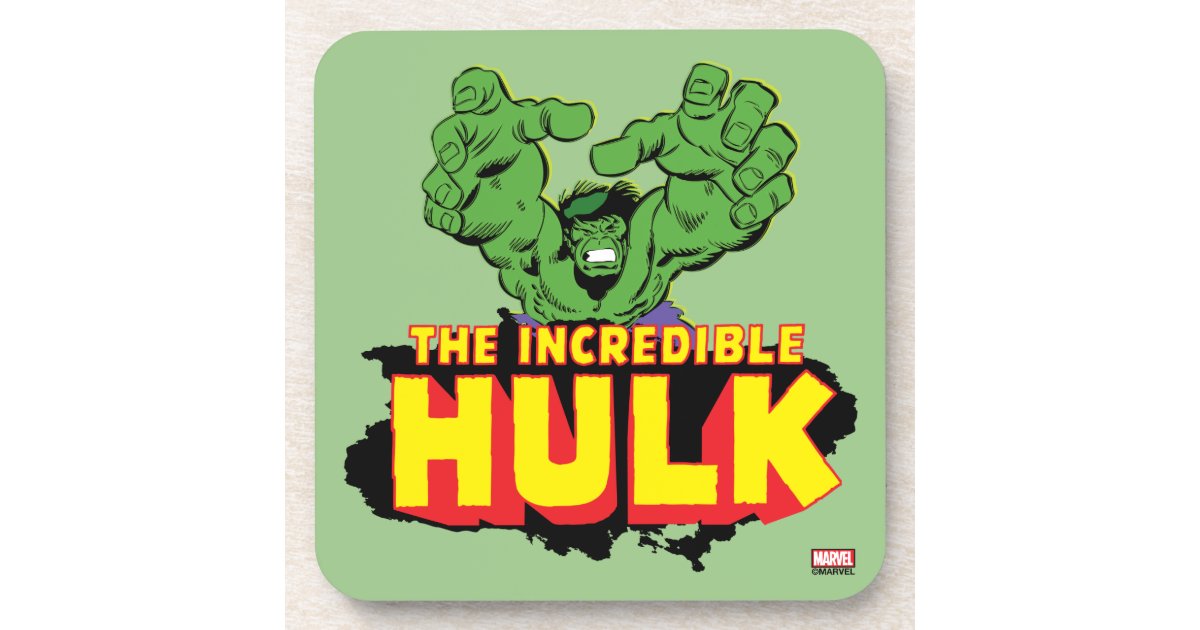 The Incredible Hulk Logo Coaster | Zazzle