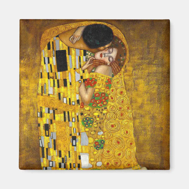 The Kiss By Gustav Klimt Magnet | Zazzle