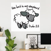 The Lord is my Shepherd Poster | Zazzle