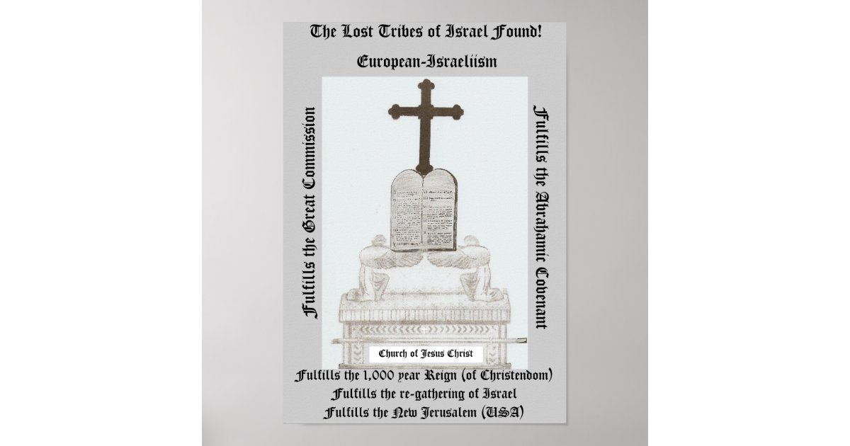 The Lost Tribes of Israel Found! Poster | Zazzle