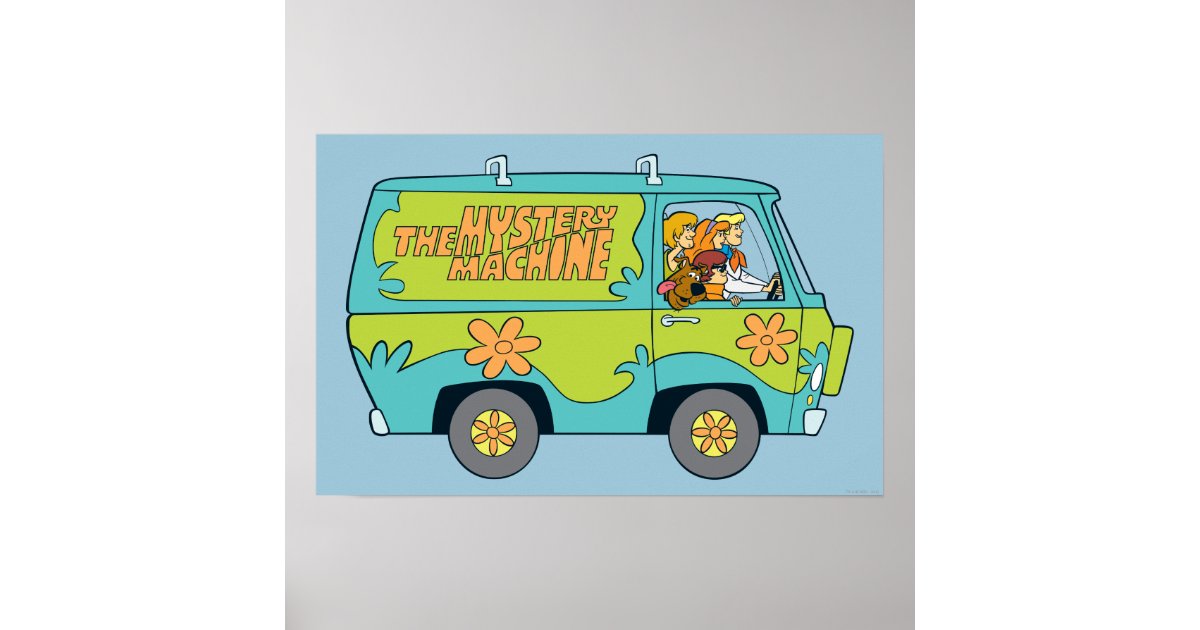 The Mystery Machine Right Side Poster | Zazzle
