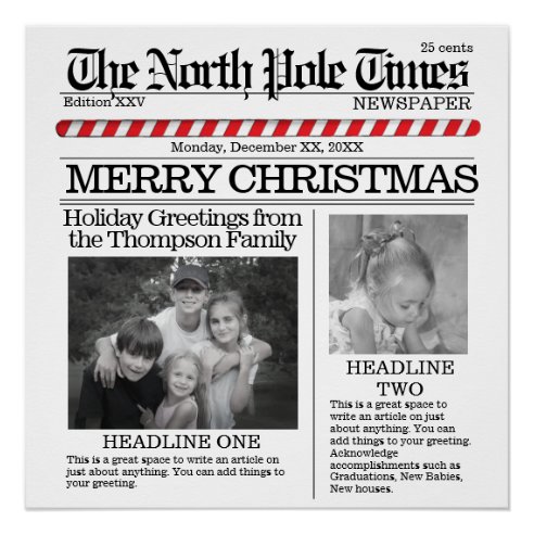 Newspaper Headlines Posters & Photo Prints | Zazzle AU