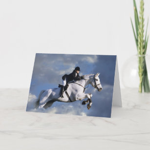 Horse Jumping Cards | Zazzle AU