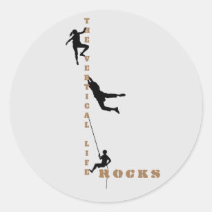 Rock Climbing Stickers | Zazzle AU