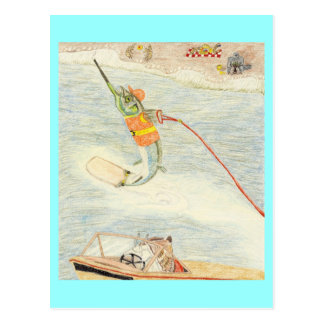 Waterskiing Postcards | Zazzle.com.au