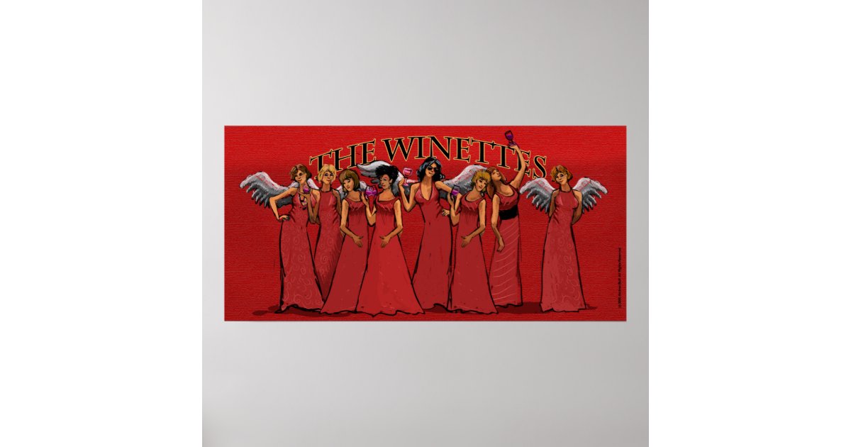 The Winettes, by Andrea Boff Poster | Zazzle