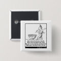 There was an Old Person of Leeds 15 Cm Square Badge | Zazzle