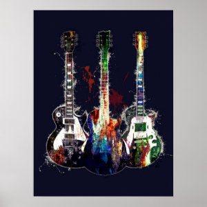 Guitar Posters & Photo Prints | Zazzle AU