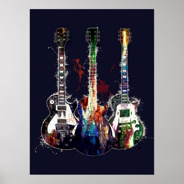 Guitar Posters & Photo Prints | Zazzle AU