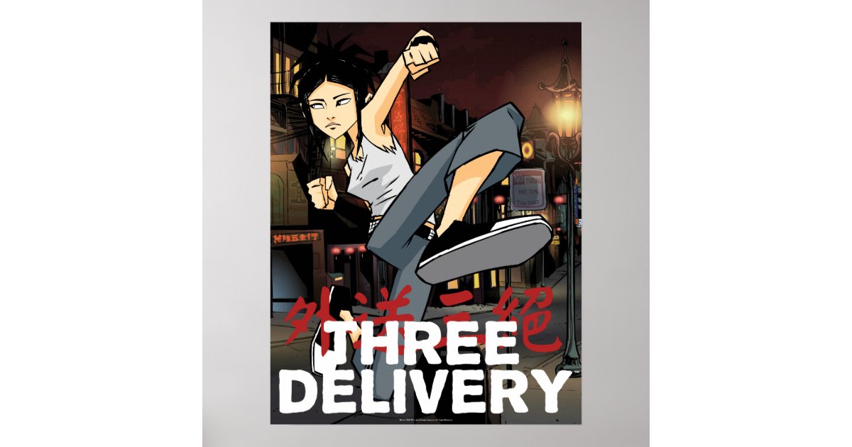 Three Delivery™ Sue Poster | Zazzle