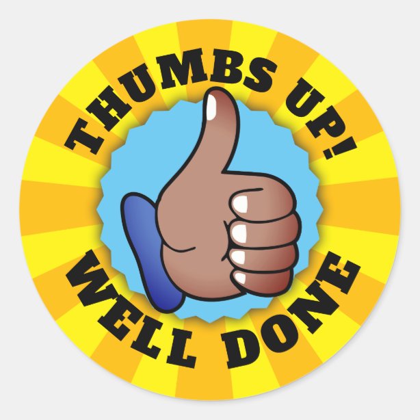 Thumbs Up Stickers | Zazzle AU