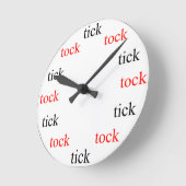 tick tock clock | Zazzle