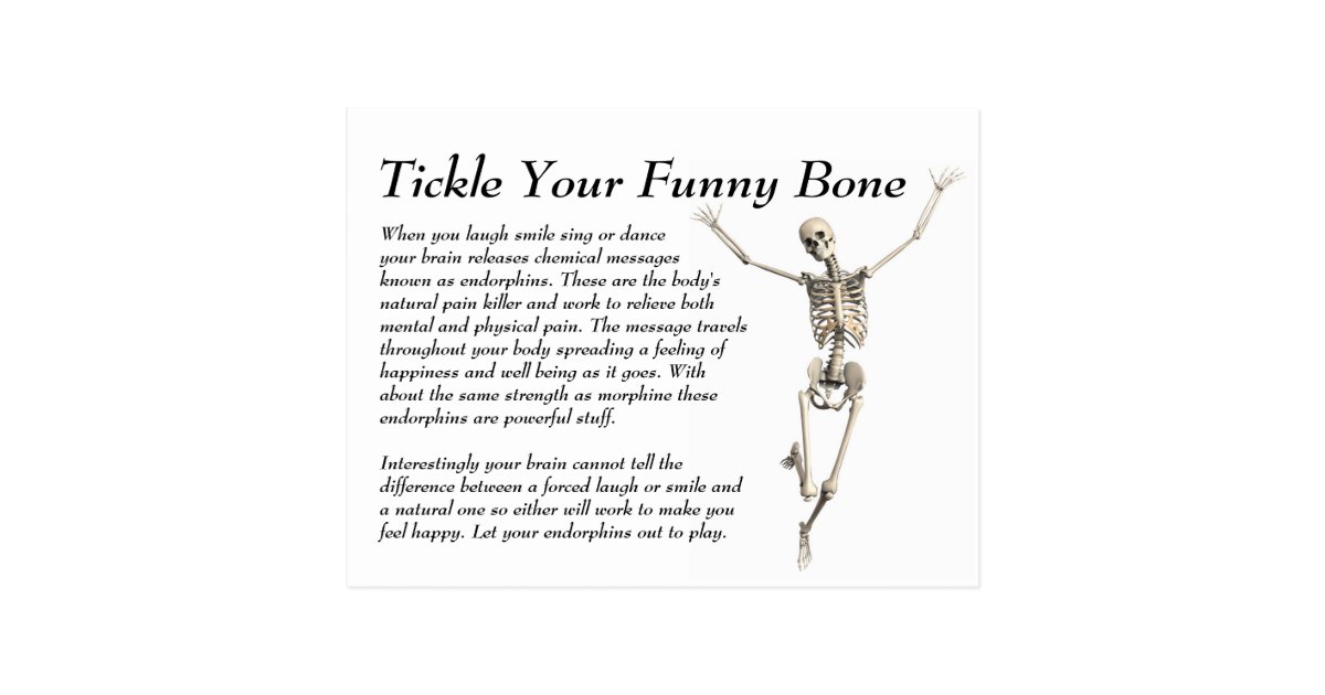 Tickle Your Funny Bone Postcard Au