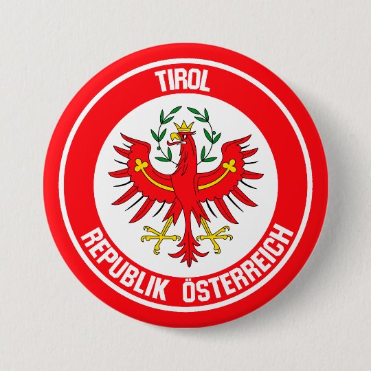 Tirol Round Emblem 7.5 Cm Round Badge | Zazzle.com.au