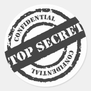 Confidential Stickers | Zazzle AU