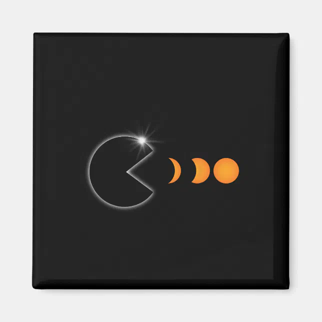 Total Solar Eclipse April 8 2024 Fun Phases Totali Magnet | Zazzle