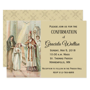 Catholic Confirmation Invitations | Zazzle.com.au