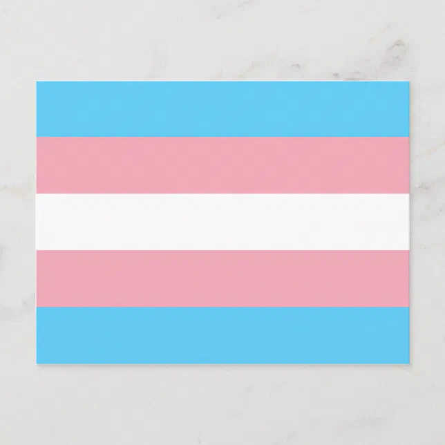 Transgender Pride Flag - LGBT Rainbow Postcard | Zazzle