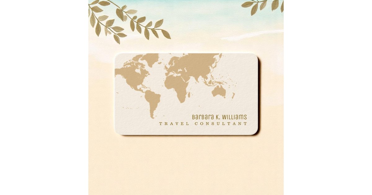 Travel and Tourism Related Services Business Card | Zazzle